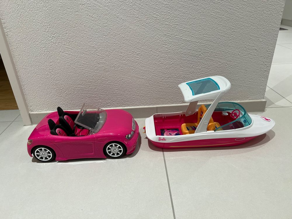 Barbie Boot + Auto (Gebraucht) in Zufikon für CHF 15 – mit Lieferung ...