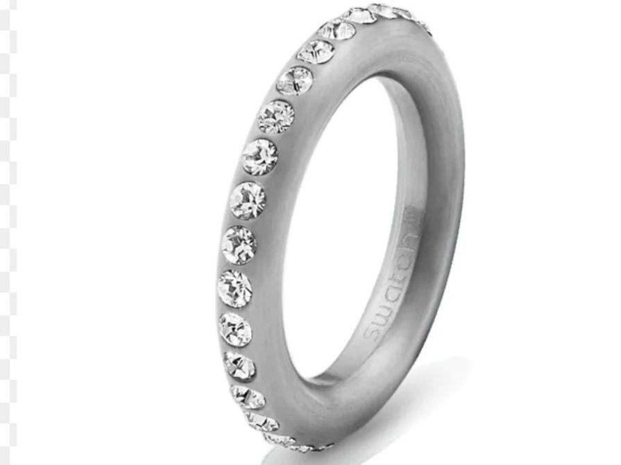 Swatch Ring Edelstahl Zirkonia | Kaufen auf Ricardo