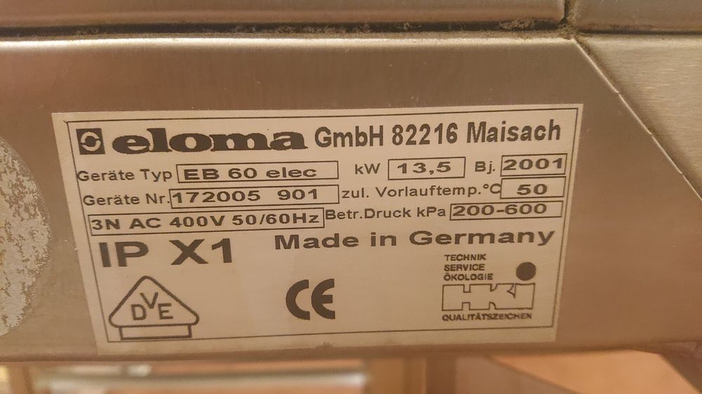 Laden-Backofen Eloma | Kaufen auf Ricardo