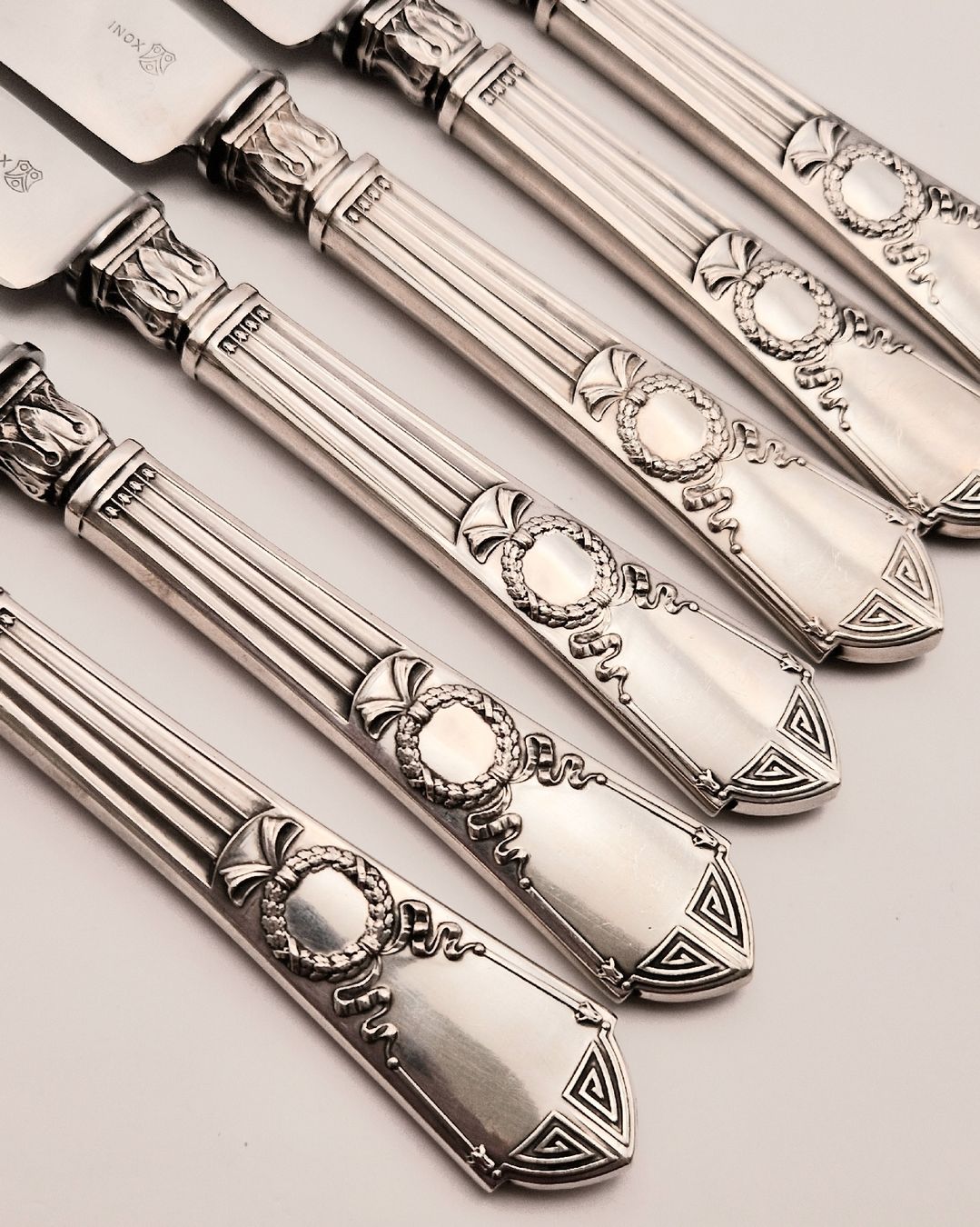 12 Couteaux Jezler Suisse 800Silb Modèle Empire 25.5 cm (D'occasion) à ...