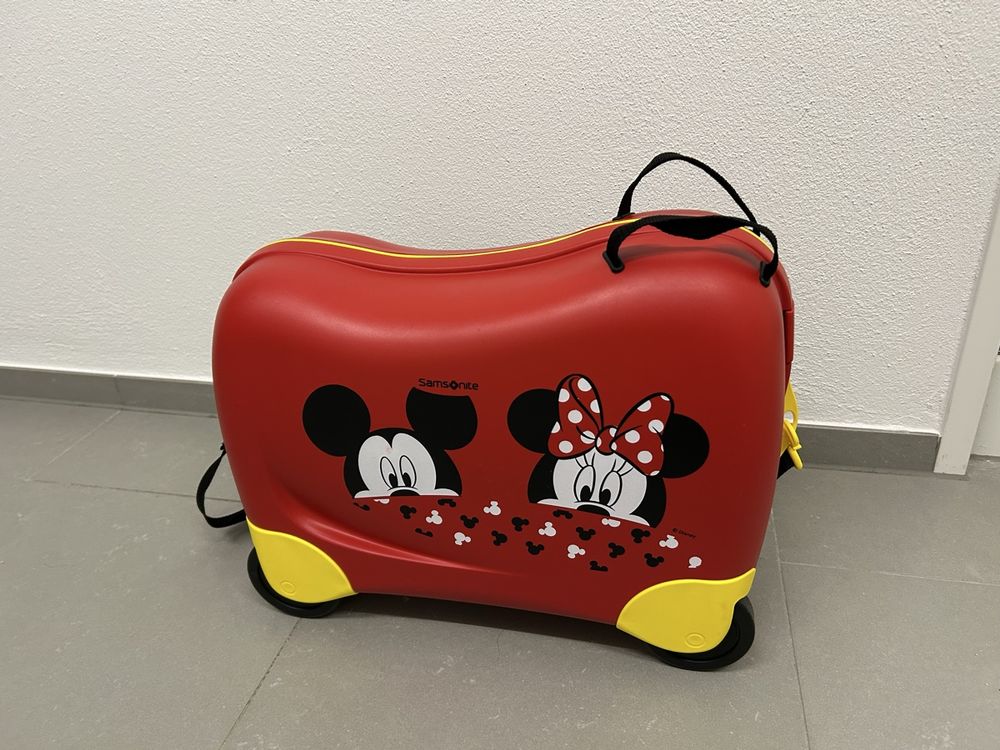Kinderkoffer Samsonite Mickey Mouse rot gelb neuwertig (Neu (gemäss ...