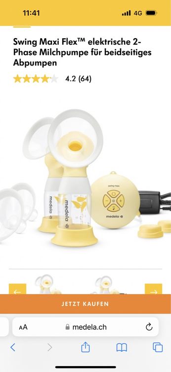 Swing Maxi Flex™ elektrische 2-Phase Milchpumpe für beidseit (Gebraucht) in Zürich für CHF 30 ...