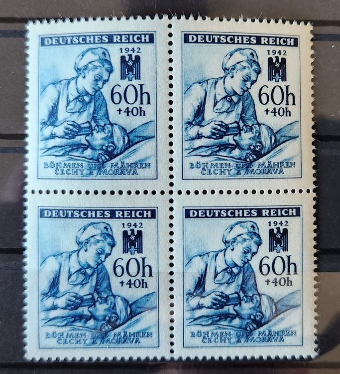 DR Böhmen und Mähren-Mi 111 Viererblock (Neu und originalverpackt) in Hittnau für CHF 2 – mit ...