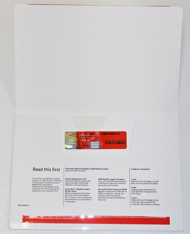 Licence officielle Microsoft Windows Server 2022 Standard | Kaufen auf ...