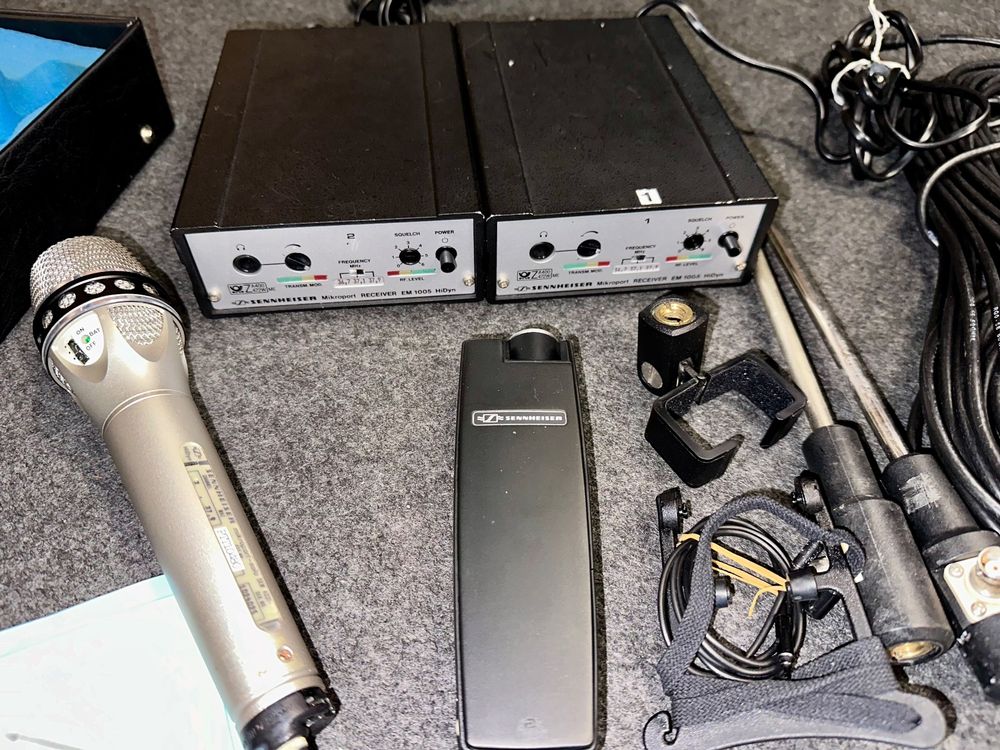 2x Sennheiser Funkmikro 80er Jahren Selten zu finden. | Kaufen auf Ricardo