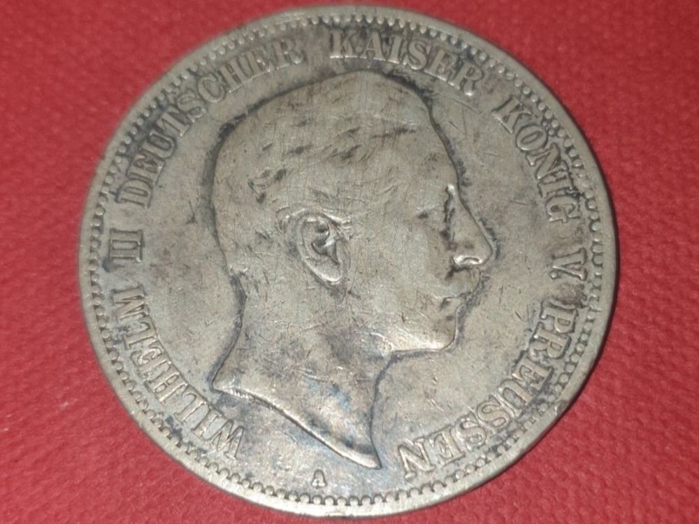 Münze Fünf Mark Deutsches Reich 1902 | Kaufen auf Ricardo