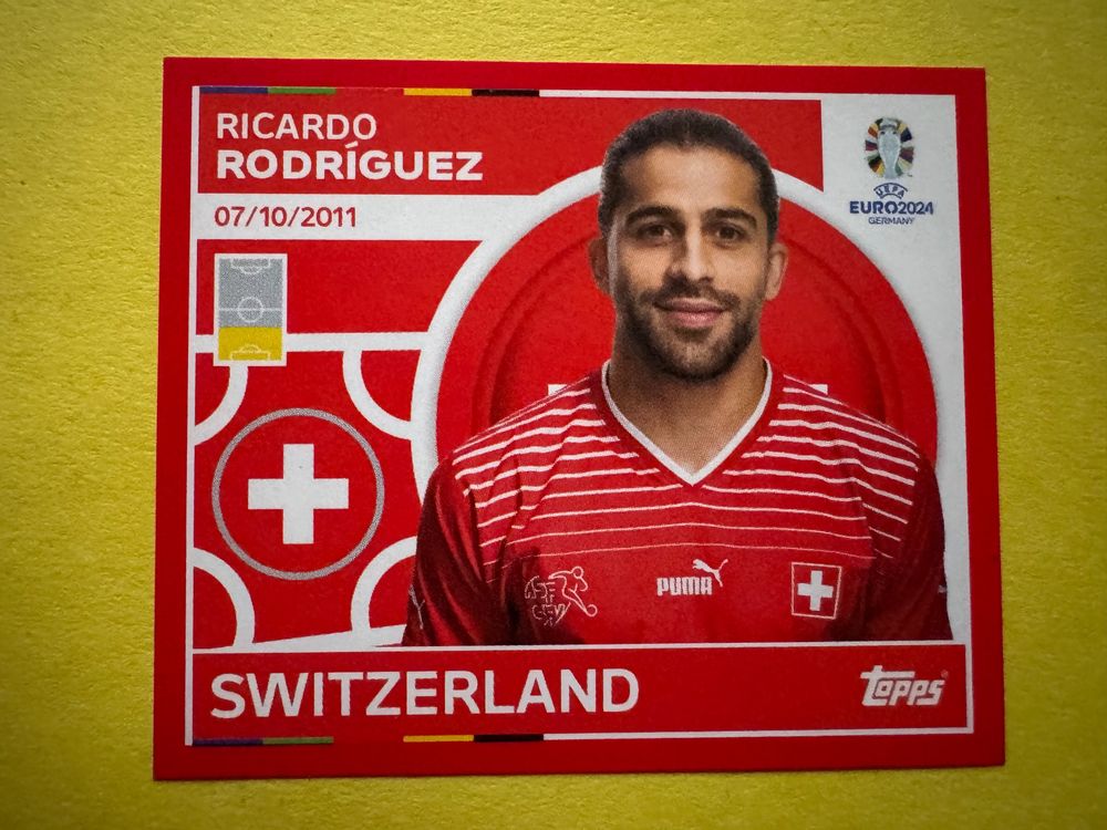 TOPPS EM 2024 / SUI 7 - RICARDO RODRIGUEZ | Kaufen auf Ricardo