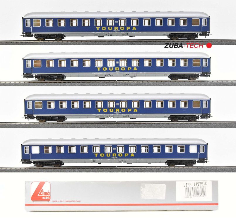 Lima 14979K Personenwagen-Set Touropa der DB GS mit OVP | Kaufen auf ...