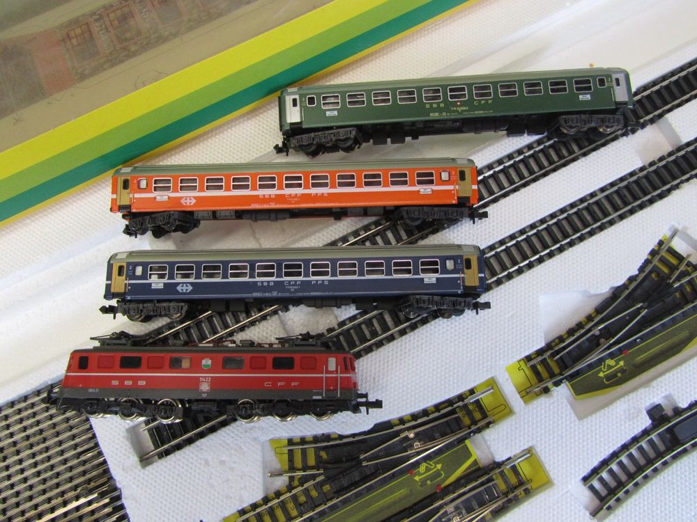 Minitrix N, Super Starter Set 71061 SBB Personenzug, Ae6/6 | Kaufen auf Ricardo