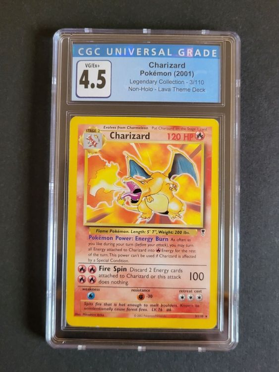 Charizard Non Holo 3/110, Legendary Collection (Gebraucht) in ...