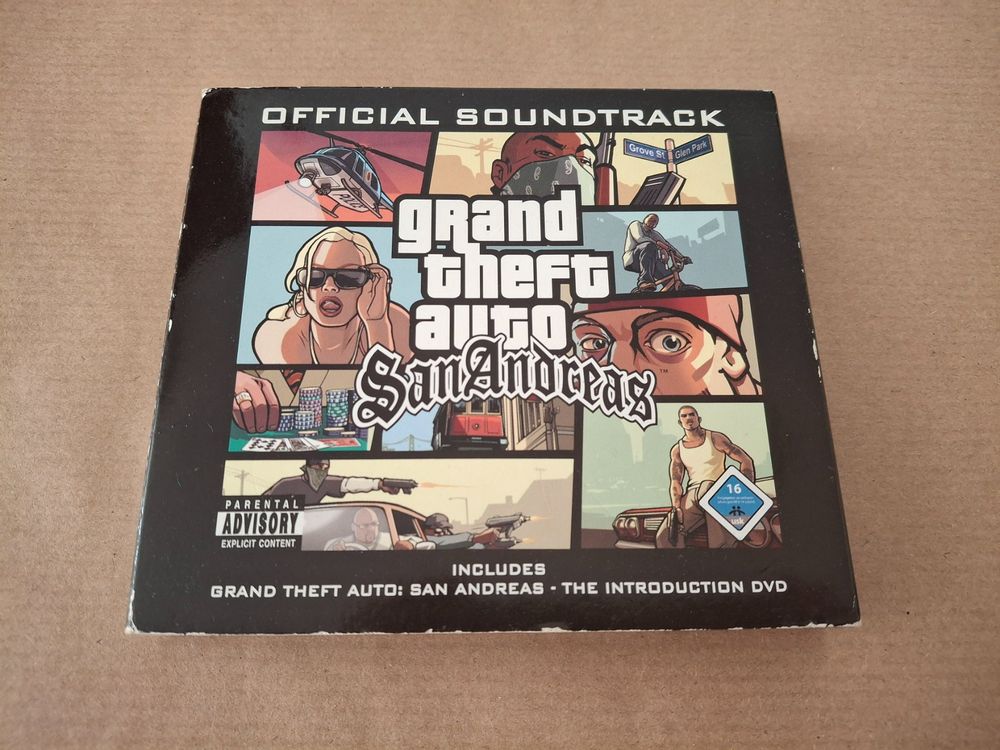 GTA San Andreas Official Soundtrack + The Introduction DVD (Gebraucht ...
