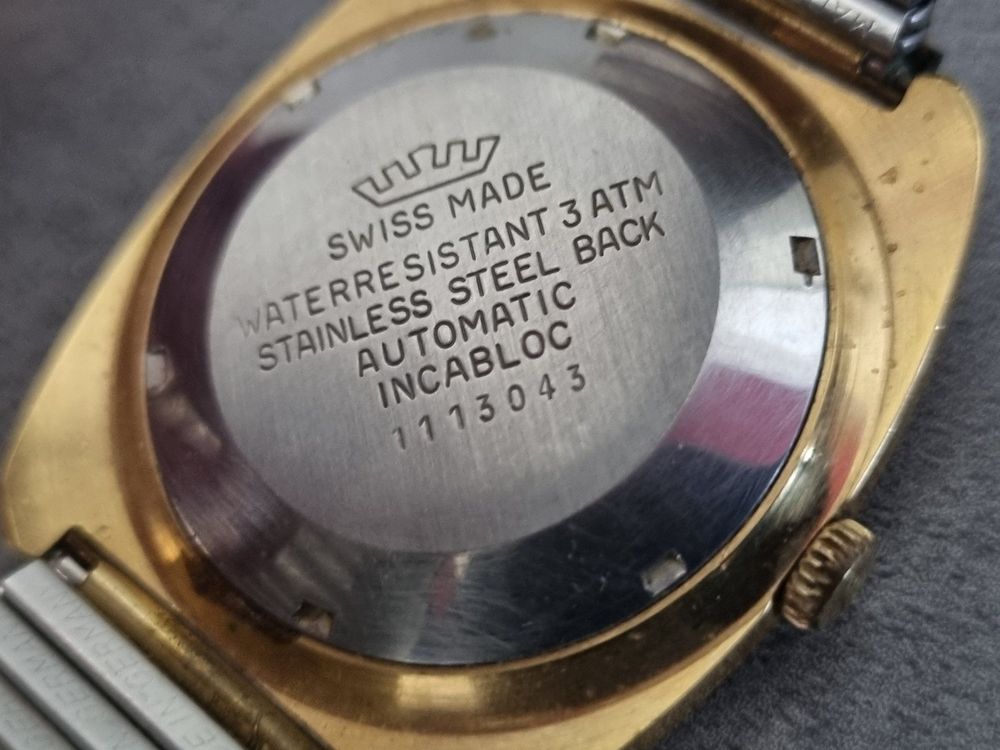 Fortis Automatic Uhr, 21 Jewels, Incabloc, Swiss Made, 60er (Gebraucht ...