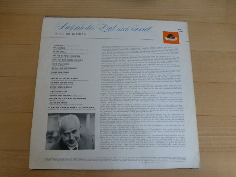 Sing mir das Lied noch einmal, Schallplatte | Kaufen auf Ricardo