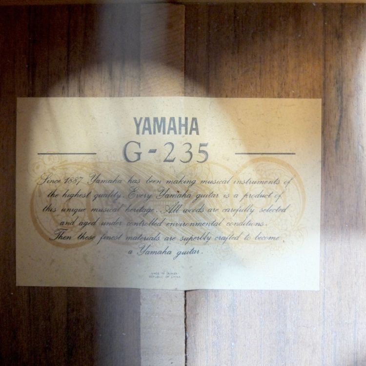 Yamaha G-235 akustische Gitarre 1980 | Kaufen auf Ricardo