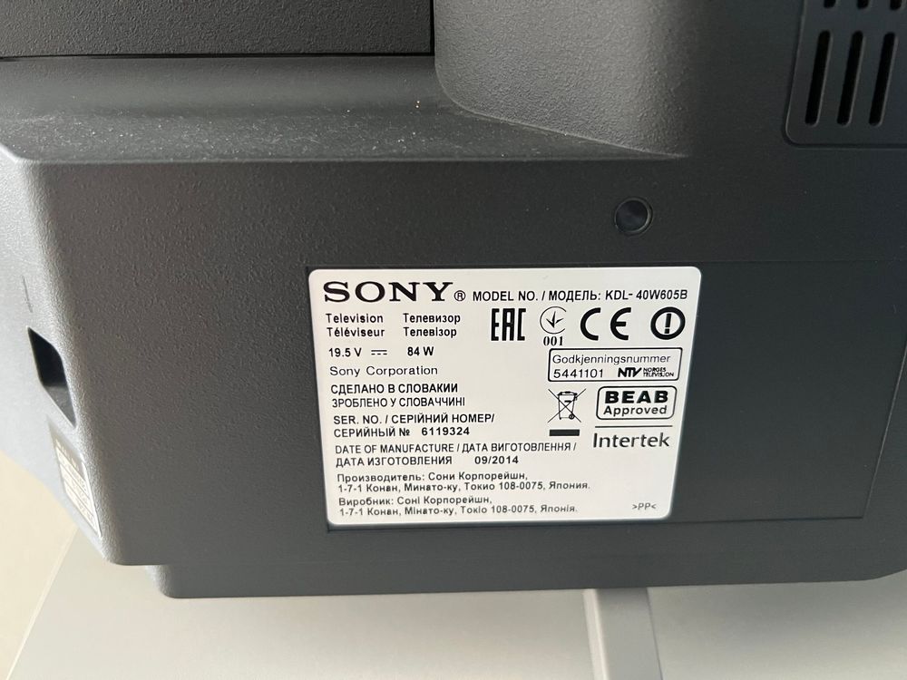 2014 40 Sony Kdl-40W605B Specifications – YLEAV