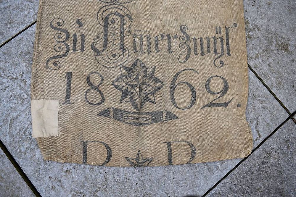Antiker Getreide Sack Rodolf Roth Amer Smül 1869 (Gebraucht) in Brügg ...