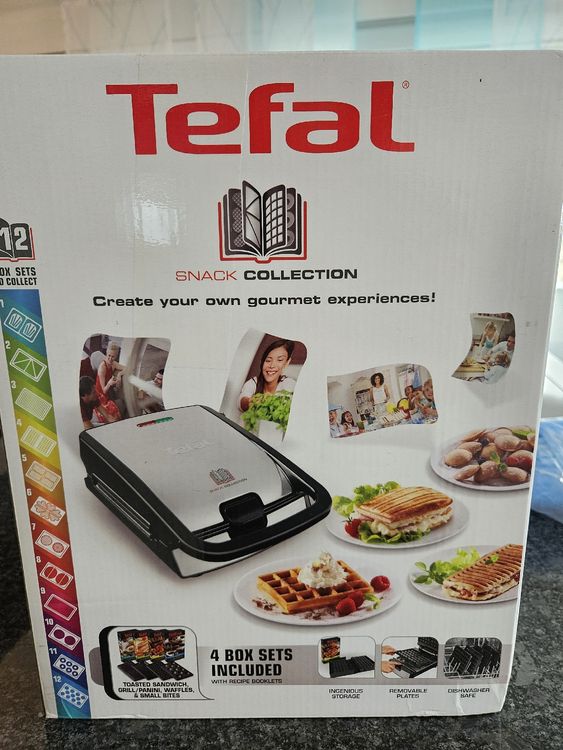 Tefal Sandwichmaker SW854D NEU mit 4 Plattensets + Garantie (Neu und originalverpackt) in Lyss ...