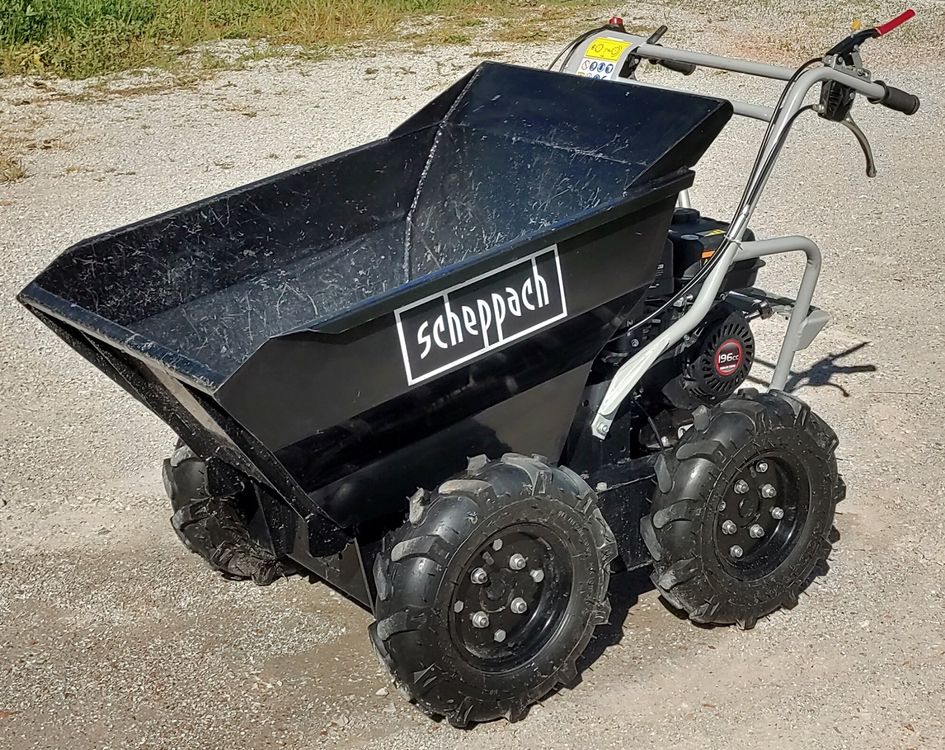 Scheppach DP3000 brouette mini dumper benne basculante 300Kg (Gebraucht ...