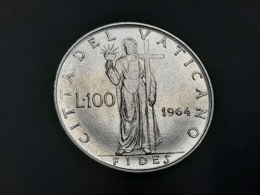 Vatikanstadt 100 Lire 1964 MCMLXIV "Papst Paul VI" (Gebraucht) in Basel ...