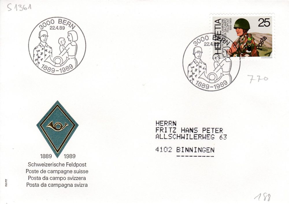 9 Sonderbriefe mit Sonderstempel Kanton Bern 1989-2000 (Neu (gemäss Beschreibung)) in Binningen ...