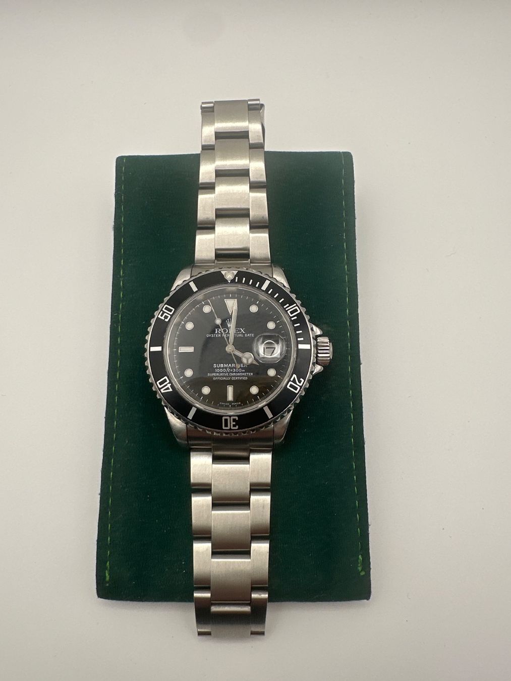 Rolex Submariner Date 16610 Edelstahl ohnePapiere nur Etui (Gebraucht ...