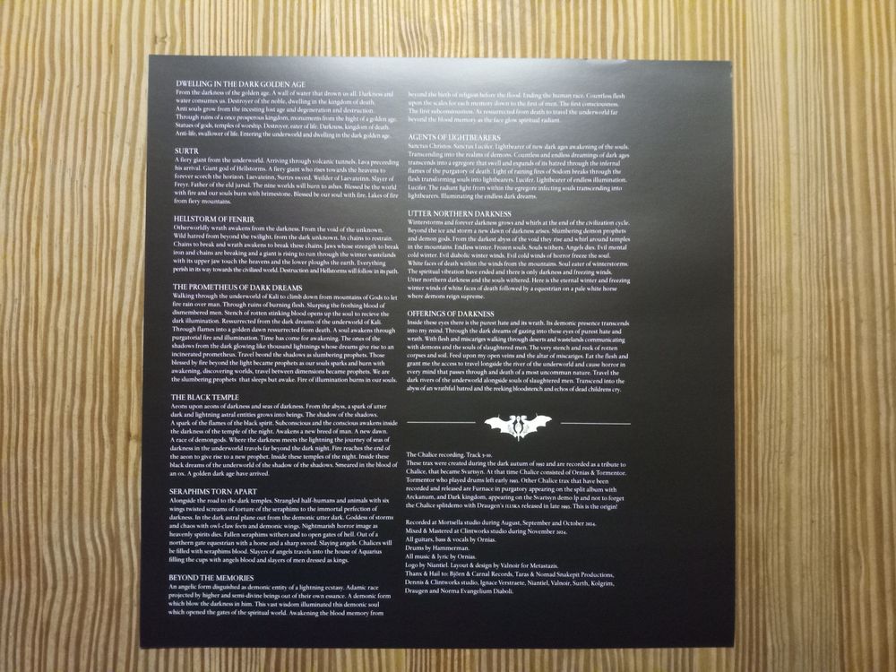 Svartsyn-Vortex Of The Destroyer 12'' Vinyl LP 2025 Mayhem (Neu (gemäss ...