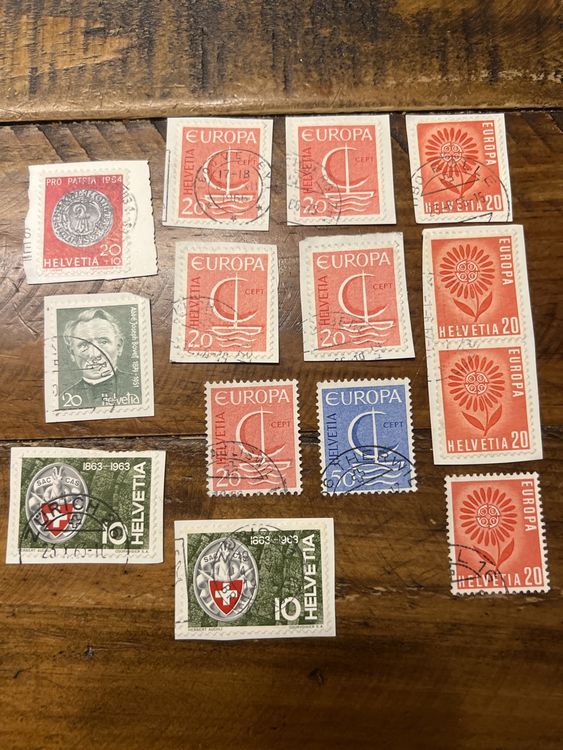 Sammlung CH-Marken 50er/60er Jahre (Gebraucht) in Bolligen für CHF 1 – mit Lieferung auf Ricardo ...