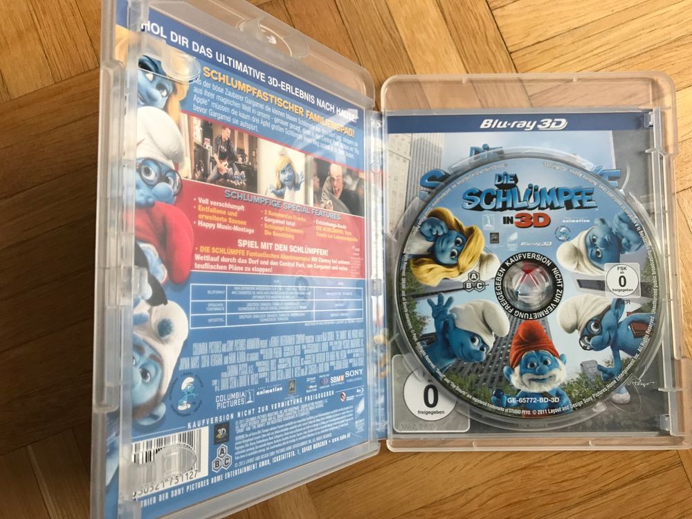 Die Schlümpfe (2011) - The Smurfs - Blu-ray 3D/2D | Kaufen auf Ricardo