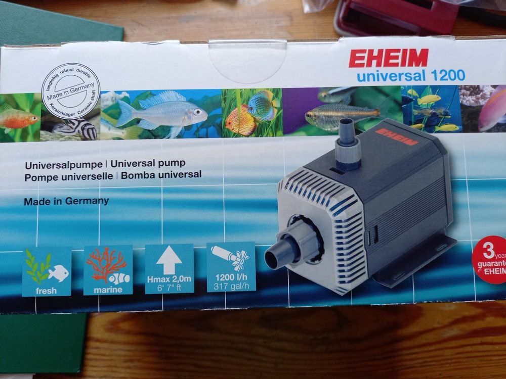 Eheim Universalpumpe 1200 neu | Kaufen auf Ricardo