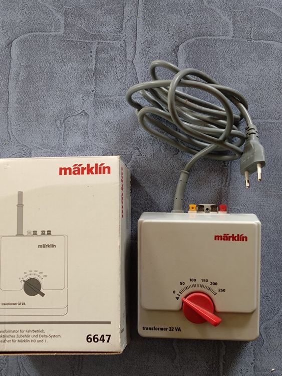 Transformateur marklin ho et 1. 32VA réf 6647 | Kaufen auf Ricardo