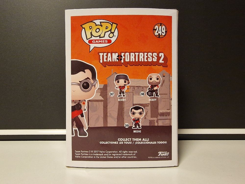 Funko Pop! Team Fortress 2 - Medic #249 (Neu (gemäss Beschreibung)) in ...