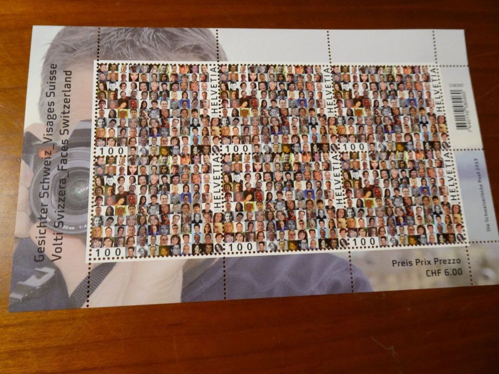 2013, KLEINBOGEN; POSTFRISCH; GESICHTER (Neu (gemäss Beschreibung)) in Eschenbach SG für CHF 11 ...