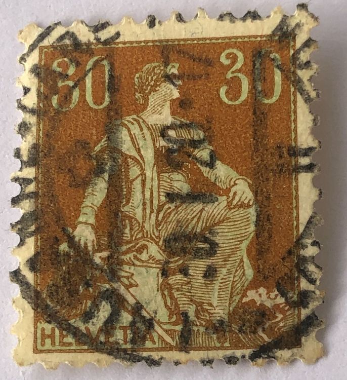 Nr.110 mit Vollstempel (Gebraucht) in Aarau für CHF 0.5 – mit Lieferung auf Ricardo kaufen