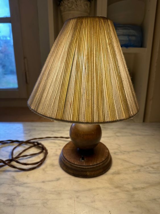 Schone Tischlampe Vintage Holz Bilder