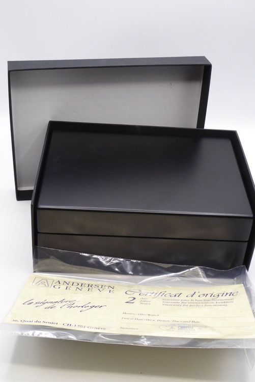Andersen Genève vintage box for watch with certificate (Neu (gemäss ...