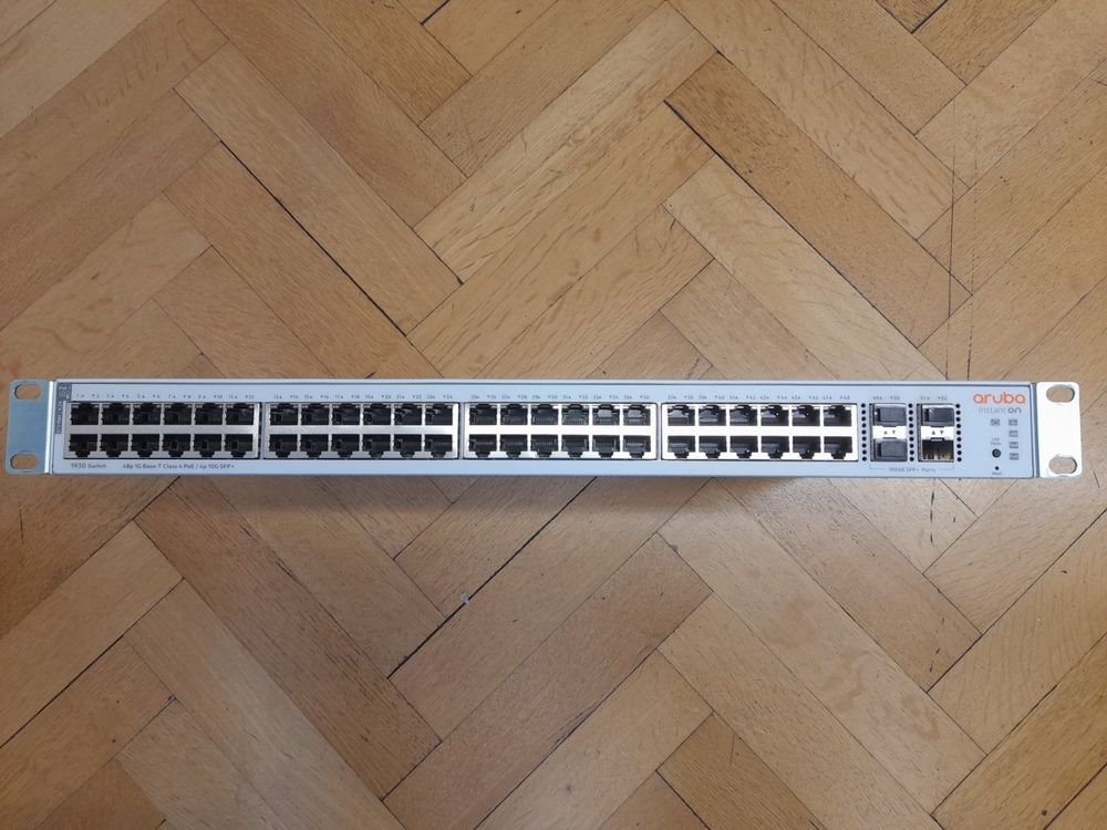 Aruba 48 Port 1930 Switch Serial, CN14KPJ0FH (Gebraucht) in Langnau im ...