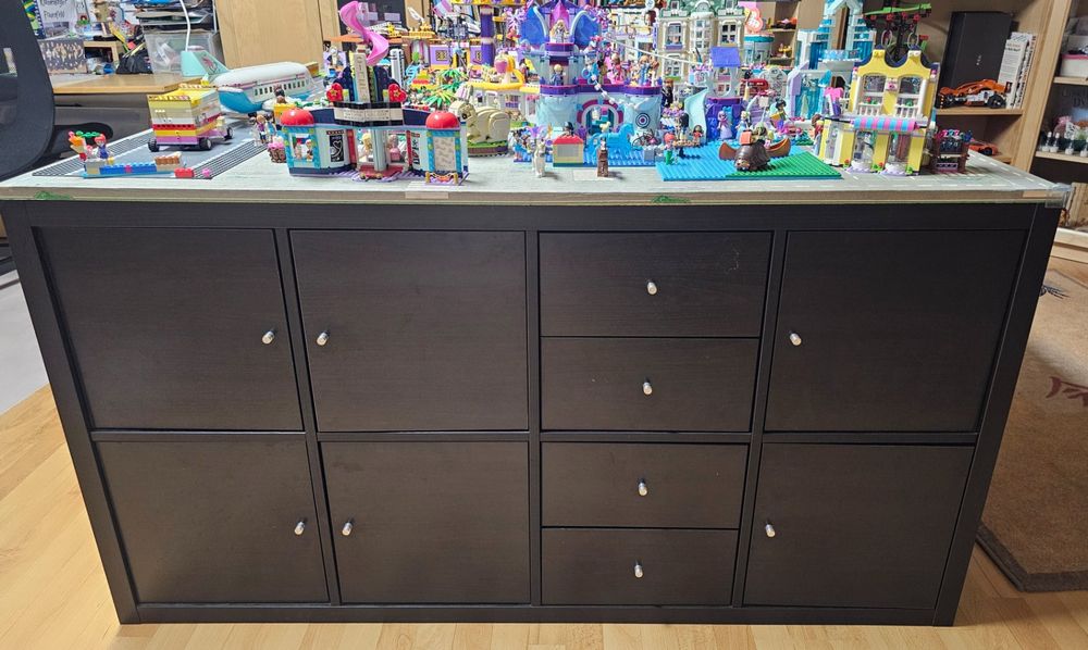 KALLAX LEGO CITY SPIELTISCH / KIDS DEN TABLE XXL 160X147 (Gebraucht) in ...