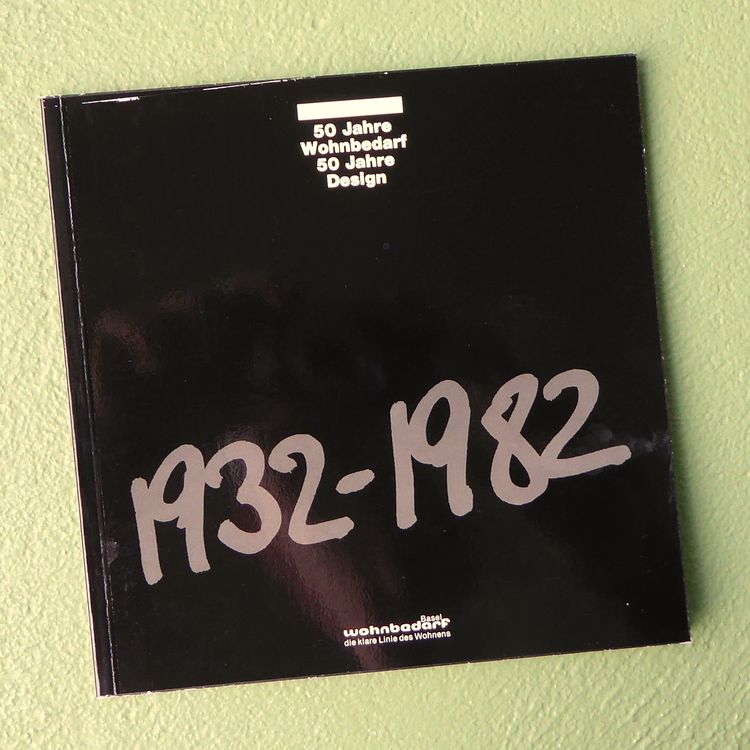 schönes original vintage 50 JAHRE WOHNBEDARF 1932-1982 Buch (Gebraucht ...