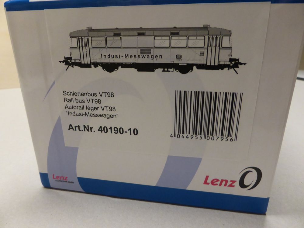 Spur 0 Lenz Dieseltriebwagen VT98 "Indusi Messwagen" (Gebraucht) in für ...