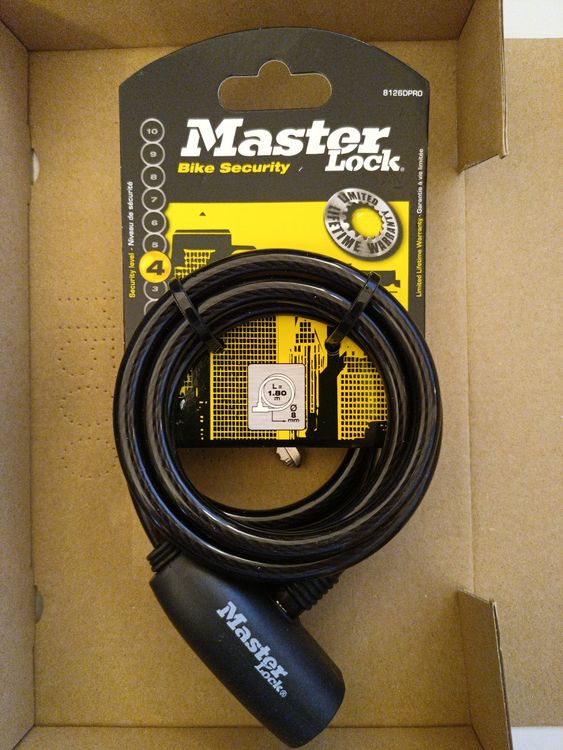 Master Look Velo Schloss neu (Neu und originalverpackt) in Menzingen ...