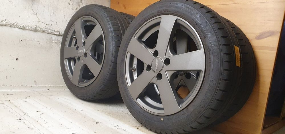 4 Alufelgen mit Pneu für Mitsubishi Space Star / Colt | Kaufen auf Ricardo