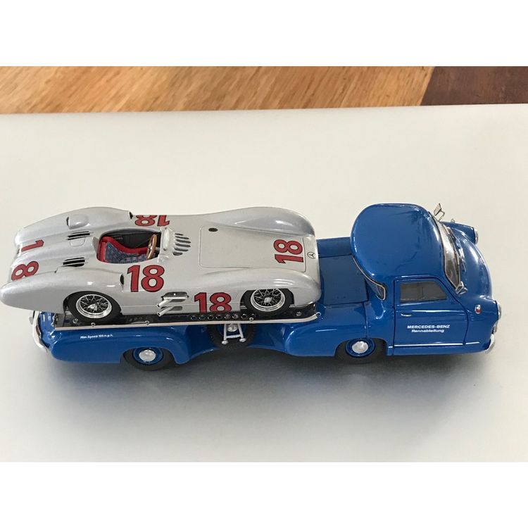 CMC M-036K Mercedes-Benz Renntransporter+W196 Silberpfeil | Comprare su ...