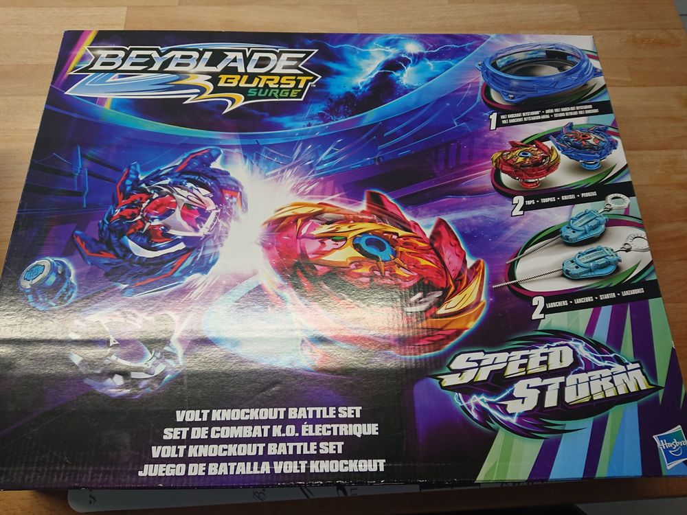 Beyblade Burst Surge Arena Volt knockout battle set | Kaufen auf Ricardo