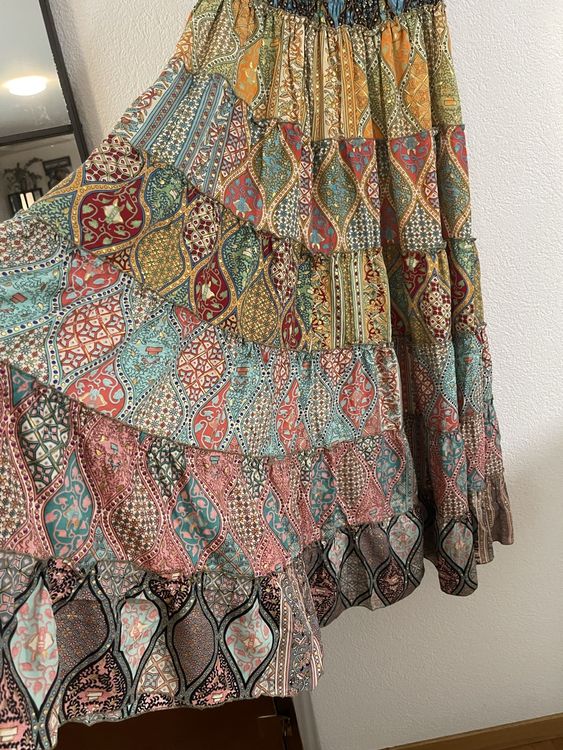Maxirock Hippie Boho Style Ethno Muster (Neu (gemäss Beschreibung)) in ...