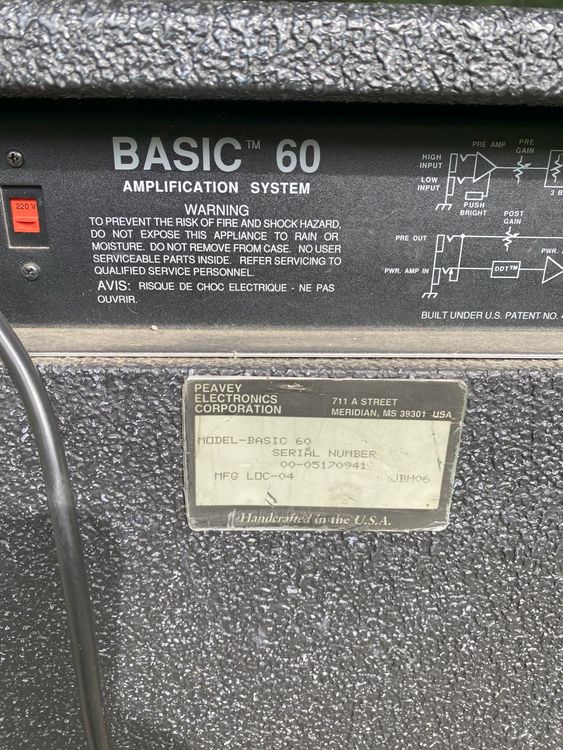 Peavey Basic 60 Bass AMP (Gebraucht) in Zürich für CHF 50 – nur ...