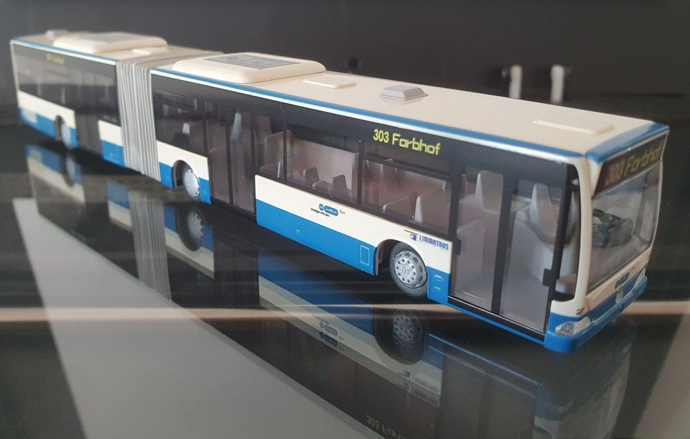 Rietze 67017 VBZ Zürich Bus Linie 303 Mercedes Citaro G 1:87 | Kaufen ...