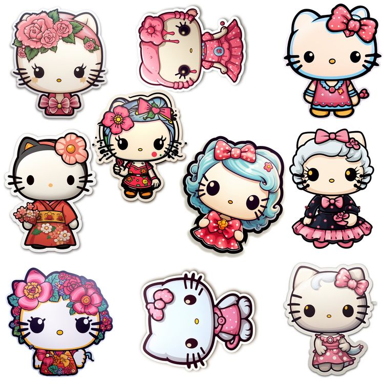 Hello Kitty Aufkleber