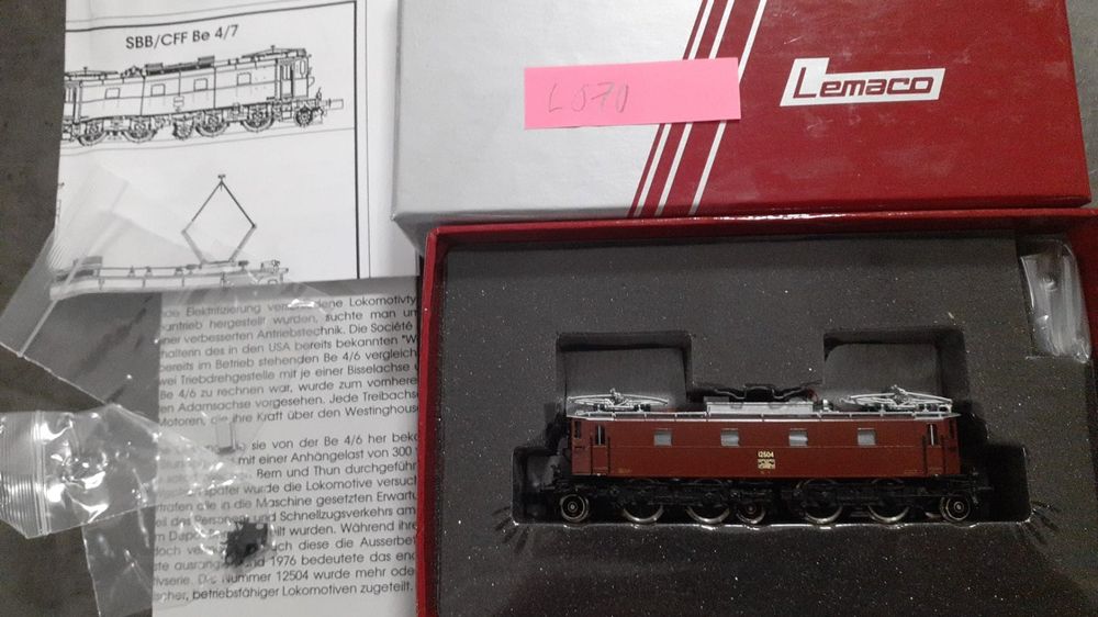 L070 - SBB Elektrolok Be4/7II von LEMACO | Kaufen auf Ricardo