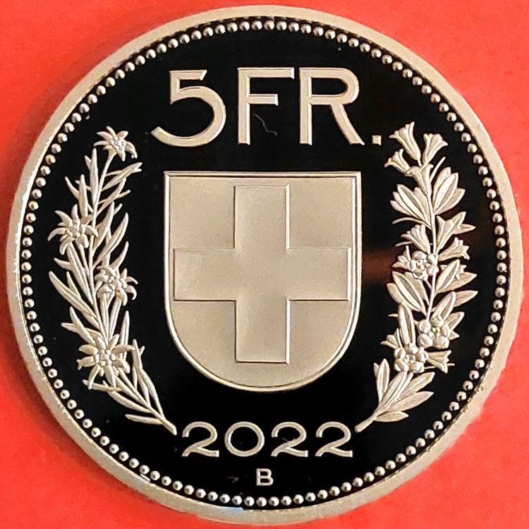 5 Franken 2022 pp / aus Münzsatz | Kaufen auf Ricardo
