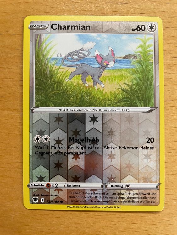 Pokemon Charmian Reverse (Versand gratis) (Neu (gemäss Beschreibung ...